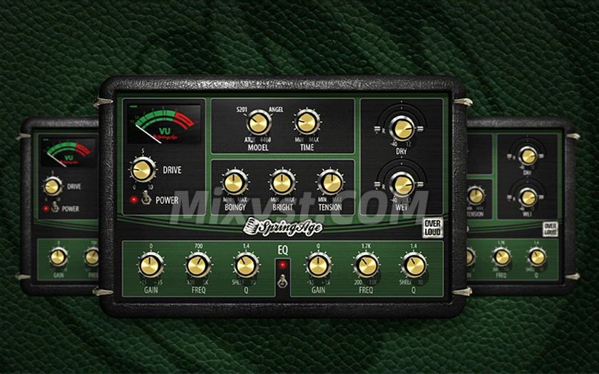 宝石弹簧混响效果器Overloud – SpringAge v1.5.6 TCD WIN - Mixvst